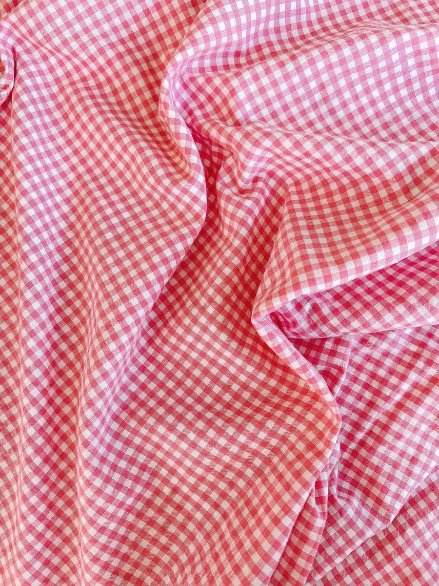 BRIGHT PINK GINGHAM – JOLIE FEMME STORE