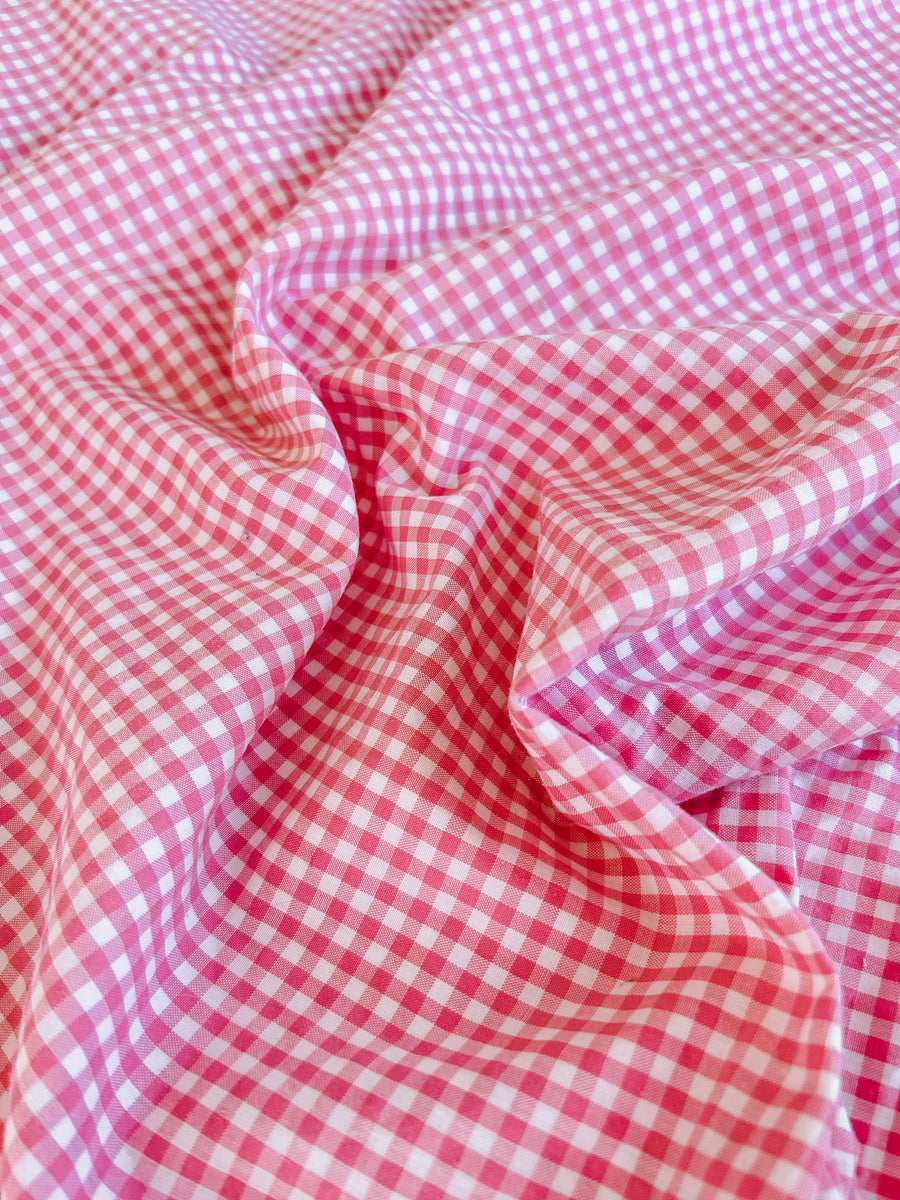 BRIGHT PINK GINGHAM – JOLIE FEMME STORE